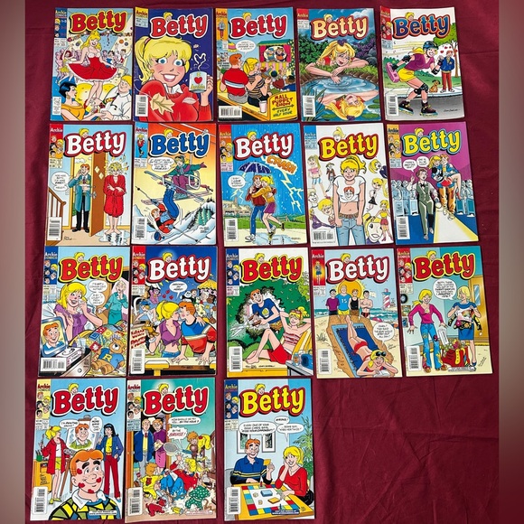 Archie Comics | Other | Rare Vintage Archie Comics Betty Comic Book Lot ...